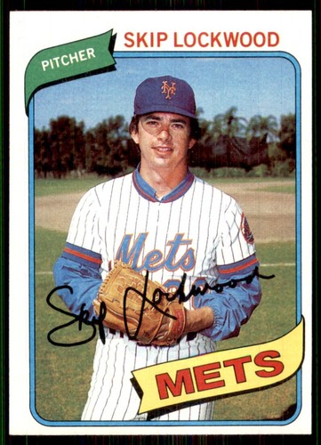 1980 Topps #567 Skip Lockwood New York Mets | eBay