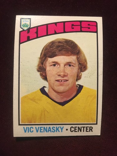 1976-77 Topps Kings Vic Venasky Hockey Card #211 | eBay