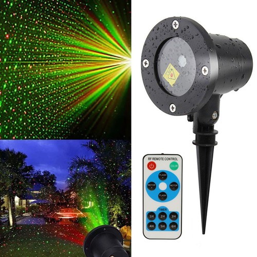 Christmas LED Laser Projector Star Moving Light In/Outdoor Landscape ...