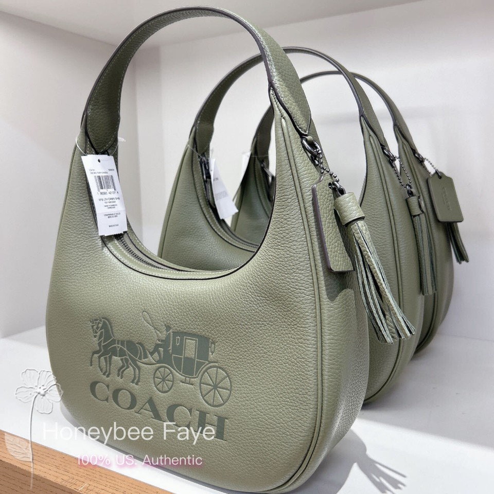 NWT Coach Carmen Shoulder Bag In Signature Jacquard CV001/CR151 | eBay