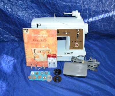 SINGER 620 GOLDEN TOUCH & SEW SEWING MACHINE MANUAL & ATTACHMENTS ...