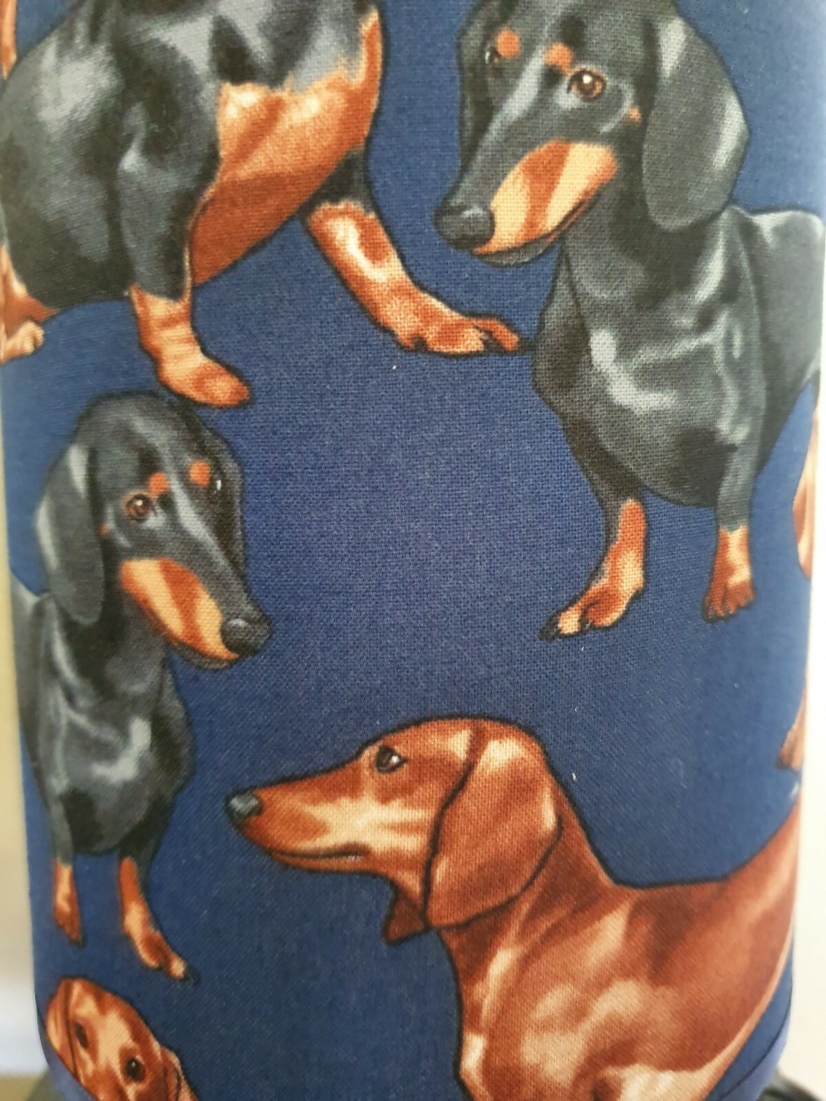 Dachshund Bedside touch lamp fabric shade dogs pet sausage dog | eBay ...