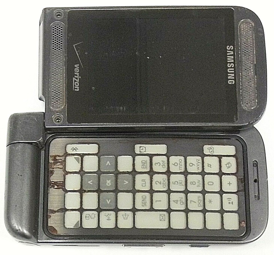 Samsung Alias 2 II SCH-U750 - Gray ( Verizon ) Rare Dual Flip Phone ...