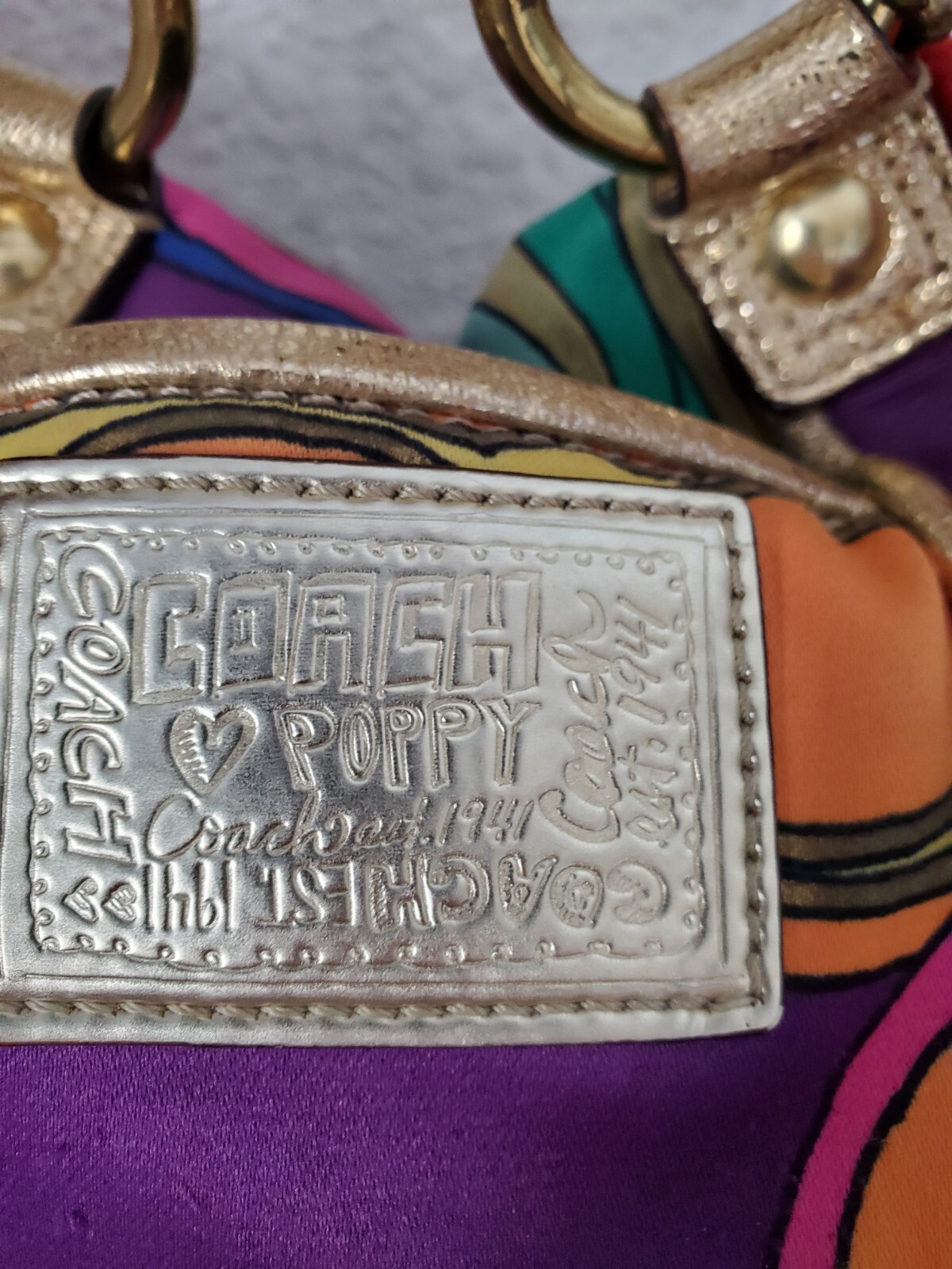 COACH POPPY POP C GLAM SPOTLIGHT COLORFUL SIGNATURE S… - Gem