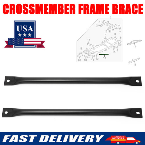 2X For GM Chevy GMC Silverado 1500 Crossmember Frame Brace Rebuild Kit ...