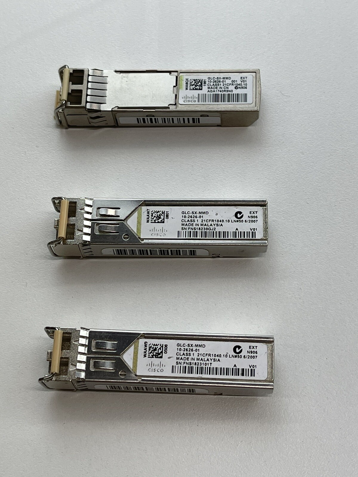 Cisco GLC-SX-MMD SFP 1000Base-SX Short Haul Module Transceiver 10-2626 ...