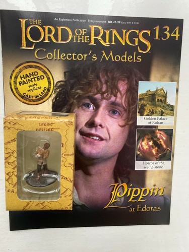 LORD OF THE RINGS COLLECTOR'S MODELS EAGLEMOSS ISSUE 134 PIPPIN AT EDORAS FIGURE | eBay