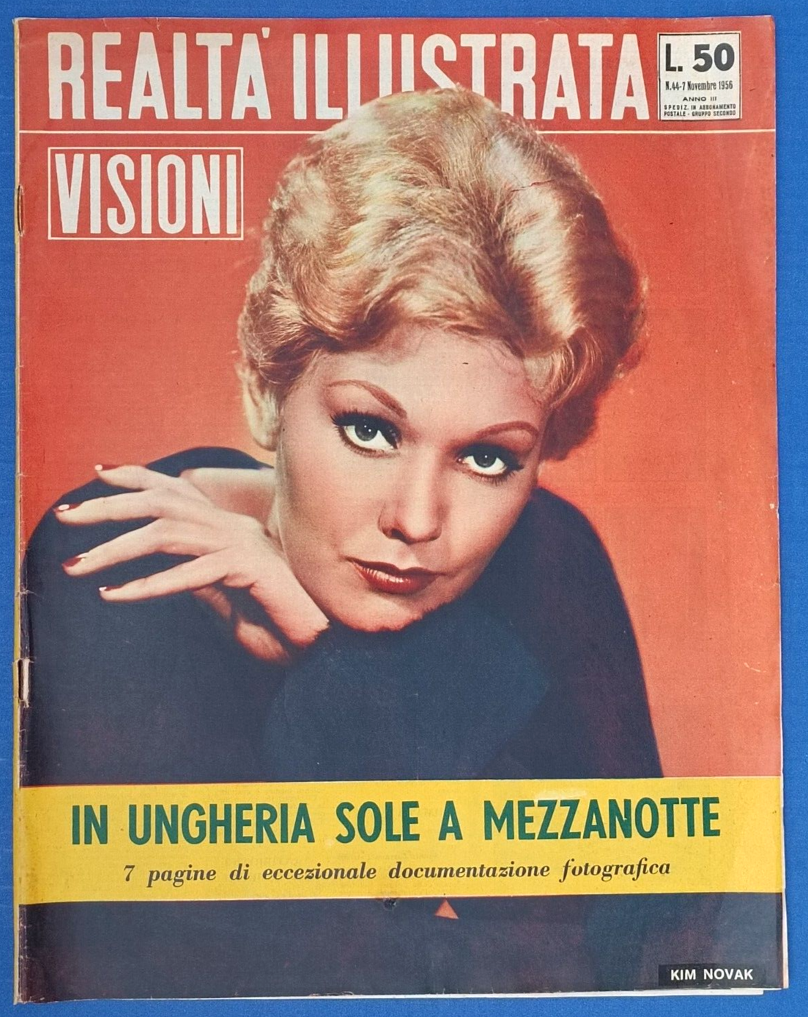 Kim Novak von R@R @ Magazin Wöchentlich " Realta' Illustrierte " Jahre | eBay