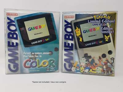 BOX PROTECTOR FOR NINTENDO GAMEBOY COLOR GBC CIB CONSOLE CLEAR PLASTIC ...