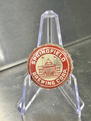 Springfield Brewing Corp Cork Lined Crown Beer Bottle Cap Springfield ...