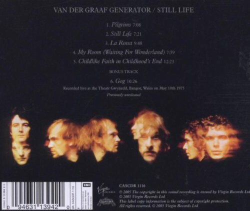Still Life by VAN DER GRAAF GENERATOR 94631139420 | eBay