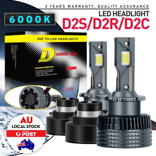 2PC D2S D2R LED Headlight Bulbs Kit CANBUS Plug & Play 6000K for Lexus ...