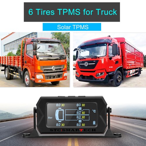 Caravan TPMS Truck Trailer Solar Tyre Pressure Monitoring System 6 ...