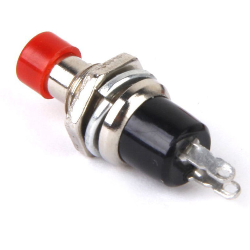 Normally Open/Closed Mini Momentary Push Button Switch SPST PBS-110 3A ...