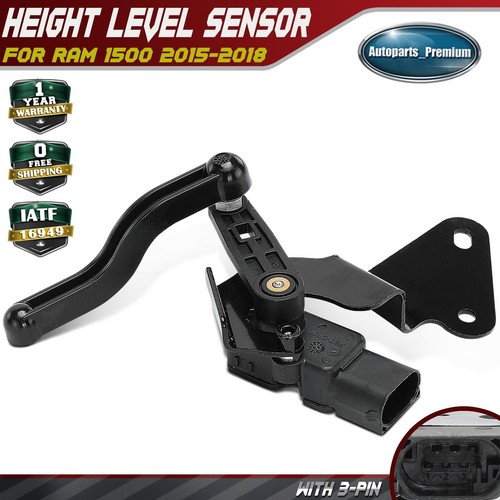2Pcs Rear Left & Right Ride Height Level Sensor w/ 3 Pins for Ram 1500 ...