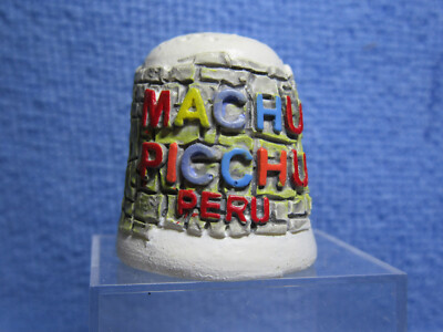 Dé a coudre de collection " Machu Picchu " Pérou , thimble/ fingerhut ...