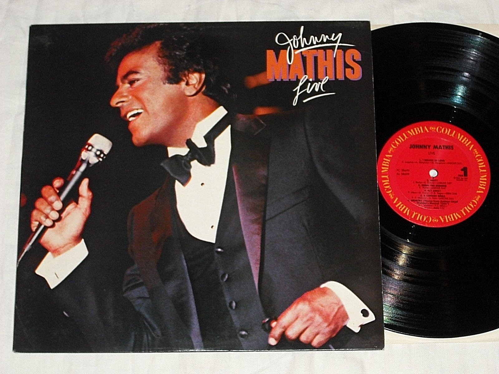 JOHNNY MATHIS-Live (1984) DJ/Promo COLUMBIA LP | eBay