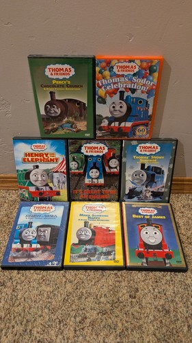 Lot Of 8 Thomas the Tank Engine Thomas & Friends DVDs | eBay