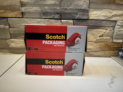 SCOTCH PACKAGING TAPE DISPENSER 2 INCH WIDE NEW OPEN BOX 2 Dispensers ...