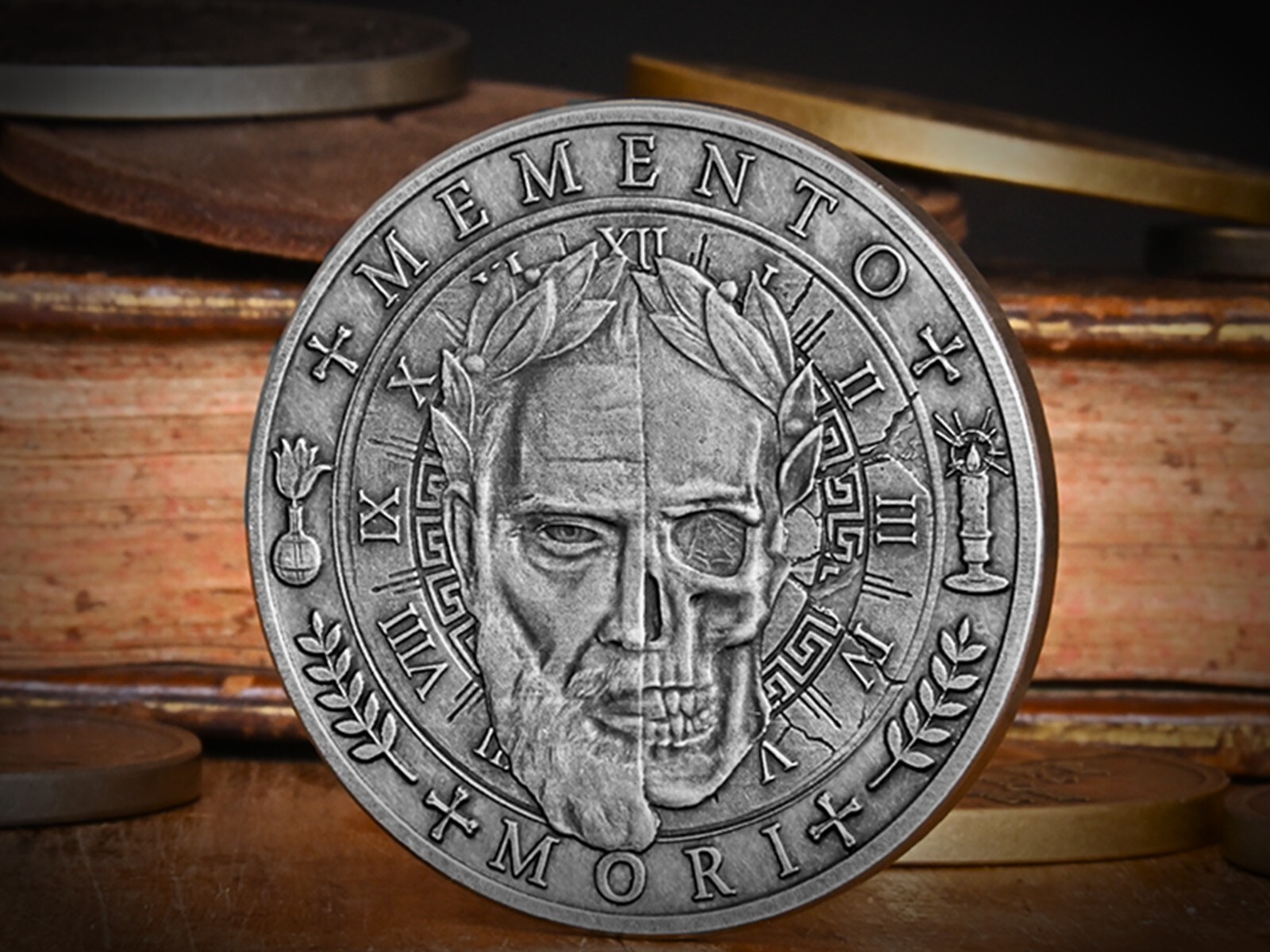 Memento Mori Coin | EDC Reminder Coins | Stoic Coin | EDC Worry ...