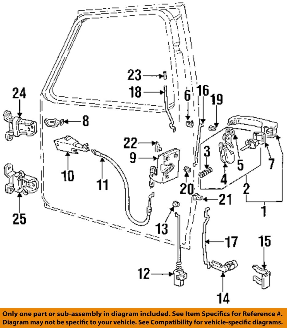 Car Door Latch Diagram