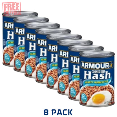 New Armour Corned Beef Hash 14 oz Can (8 pack) Free Shipping | eBay