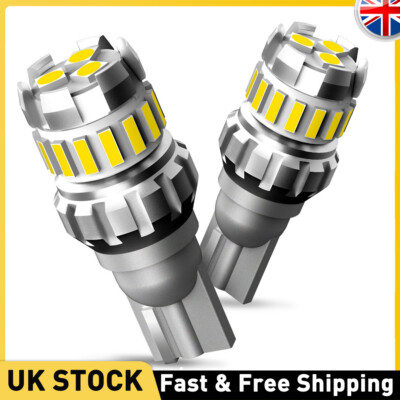 2x ERROR FREE Reverse Light Bulb SMD LED W16W T15 955 921 For Ford ...