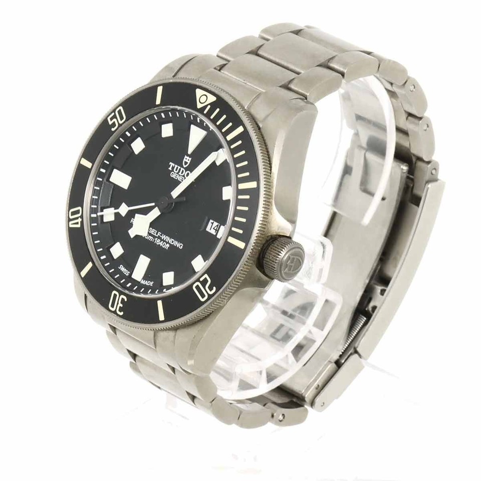TUDOR Pelagos 25500TN Automatic Date Black Dial Mens Watch 90305291 | eBay