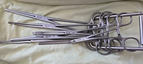 AESCULAP Clamps BH648R (USED).,BH449R,BF112R,BH648R,BH451R,FB466R total ...