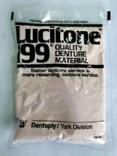 3 x Dental LUCITONE Veined Pink Heat Cure Quality Denture Material ...