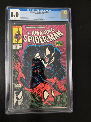 Amazing Spider-Man #316..1989..CGC 8.0 ...Venom.. Mcfarlane.. | eBay
