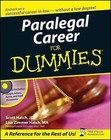 Paralegal Career For Dummies, Lisa Hatch, Scott Hatch, Very Good Book ...