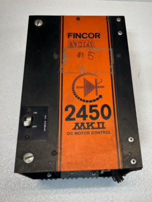 Fincor Incom 2450 MKII DC Motor Control REV G 104292606 | eBay