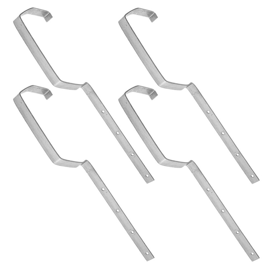 4 Pcs Gutter Bracket Rain Support Heavy Duty Guttering Brackets Metal ...