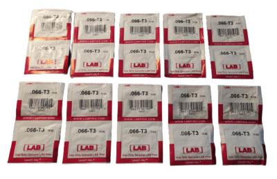 750-PACK LAB SECURITY Universal Replacement Pins.003 Increments Top ...