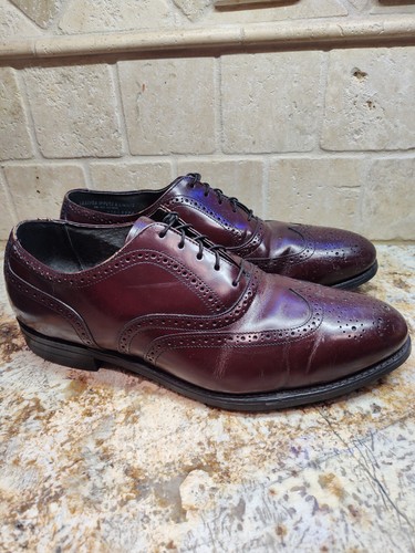 IRON AGE Men's 10w Bostonian Safety Wing Tip Steel Toe Leather Dress ...