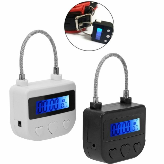 Time Lock USB Rechargeable Timer Switch Padlock For Ankle Handcuffs ...