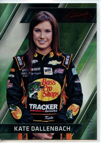 2017 Panini Absolute Racing NASCAR RED Parallel #77 Kate Dallenbach #57 ...