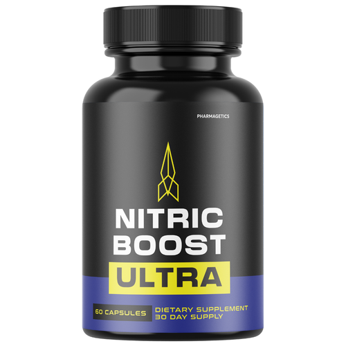 Nitric Boost Ultra For Men ED Organic Charge Supplement - 60 Capsules ...