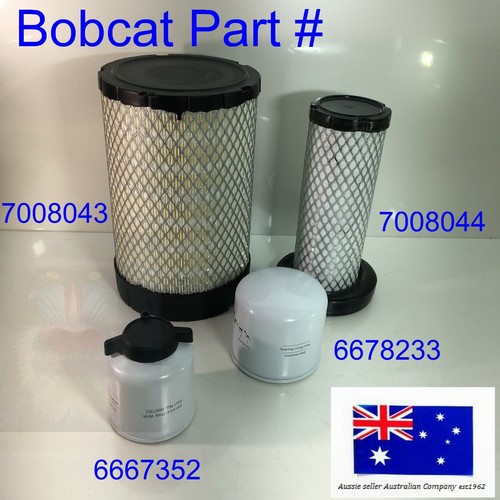 for Bobcat Air Oil Fuel Filter Service 7008044 7008043 6678233 6667352 ...
