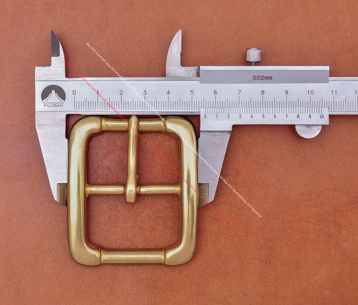 40mm HEAVY DUTY SOLID BRASS COWBOY CENTER BAR BELT BUCKLE LEATHERCRAFTS ...