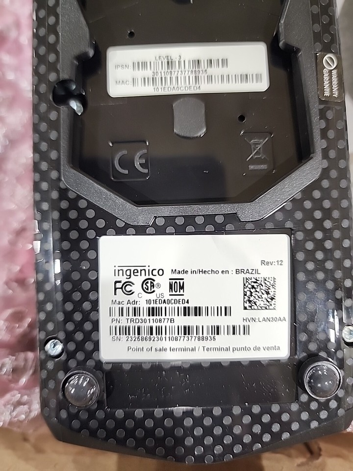 New, Ingenico Lane/3000 Credit Card Machine Terminal, PRD30310878B ...