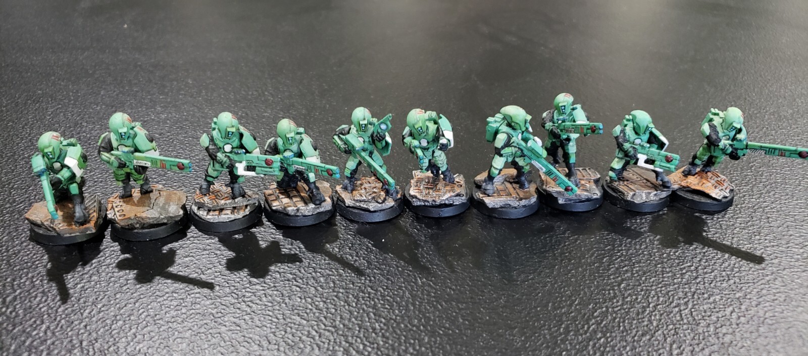 Warhammer 40k Tau Empire - Custom Painted Sept Army Bundle(~450-500 ...