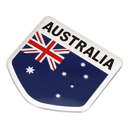 1pc Australia Flag Logo Badge Sticker Australia Emblem Metal Decal ...