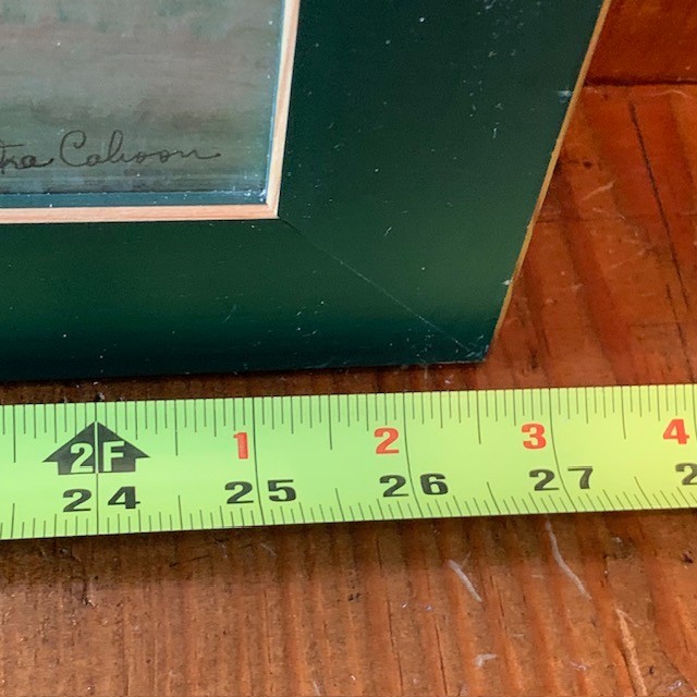 Martha Cahoon Art Print Framed Down on the Farm VTG Folk Signed Estate ...