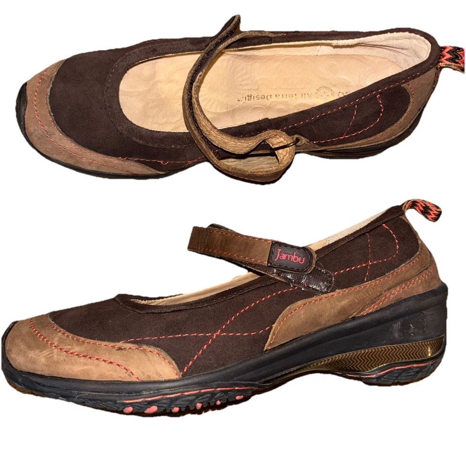 Jambu Women's All Terra Formosa Mary Jane Comfort Shoe Brown Size 7M | eBay