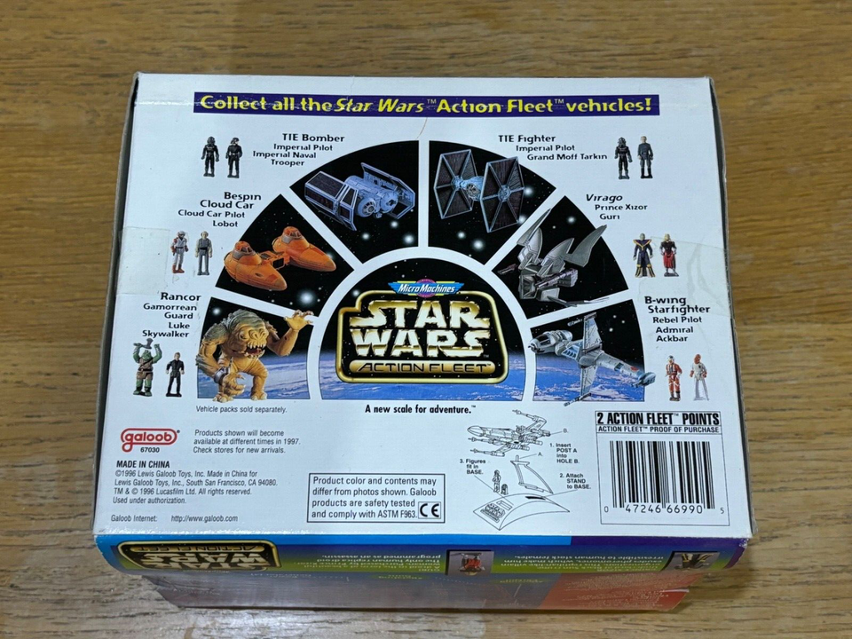 Star Wars Micro Machines Action Fleet TIE DEFENDER - Very Rare 1997 ...