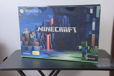 Microsoft Xbox One S Minecraft Limited Edition Bundle 1TB Green & Brown ...