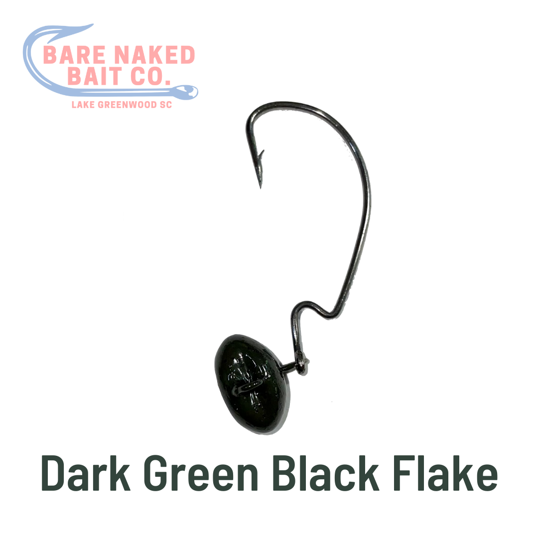 10 Pack FINESSE Wobble Head Swing Head Biffle Football Jig 1/0 | eBay