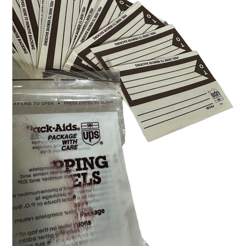 United Parcel Service Vintage UPS Shipping Labels Pack-Aids Mailing ...
